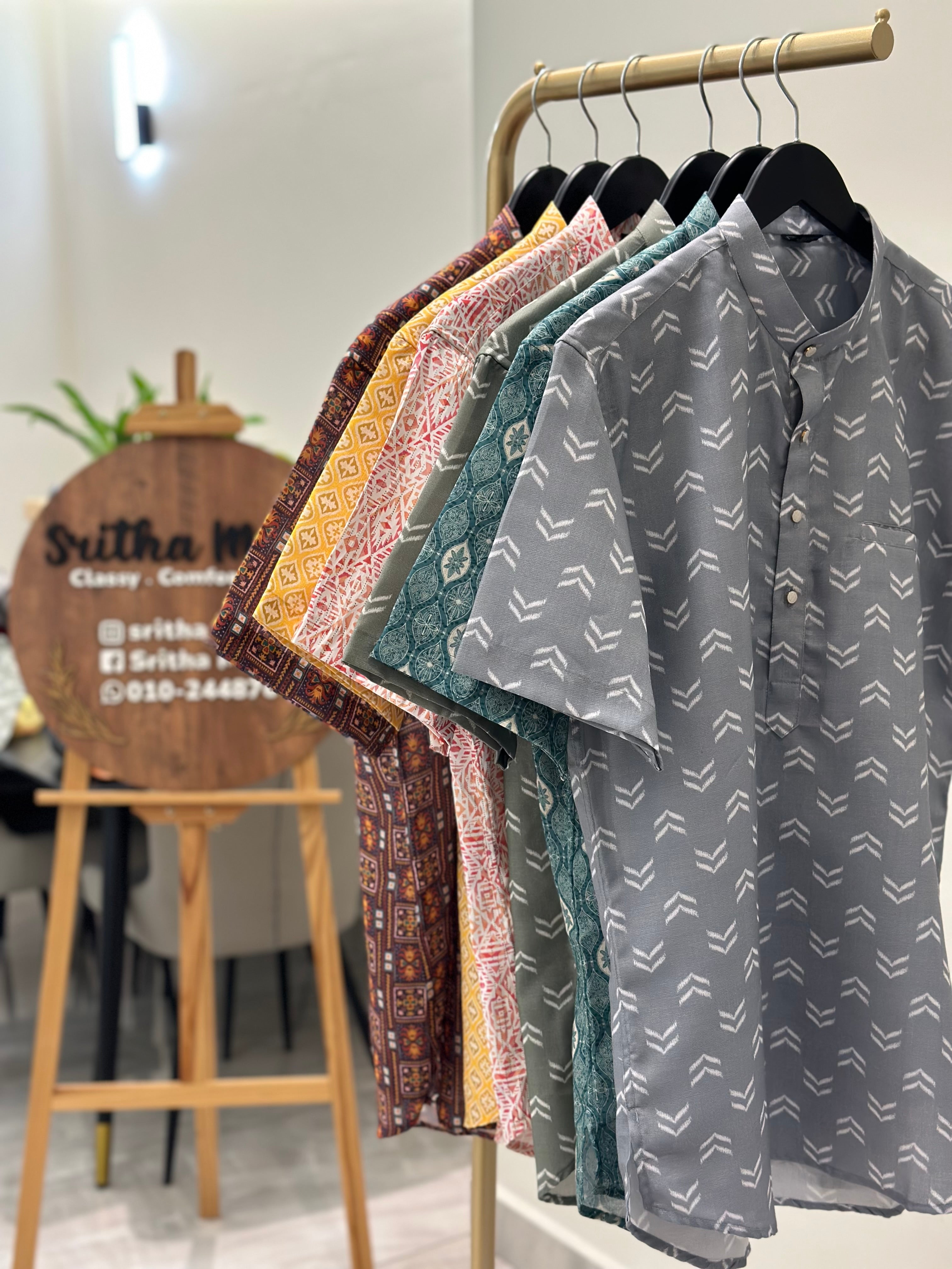 Short Kurta & Shirt – Sritha Men's